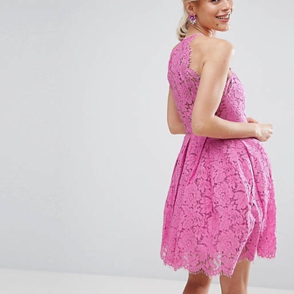 ASOS | Dresses | Asos Lace Pinny Scallop Edge Prom Mini Dress | Poshmark